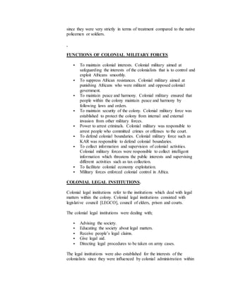 Colonial administrative systems | DOCX