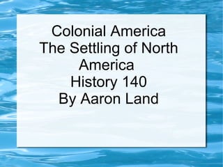 Colonial america | PPT