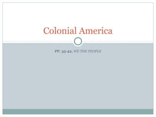 Colonial America | PPT