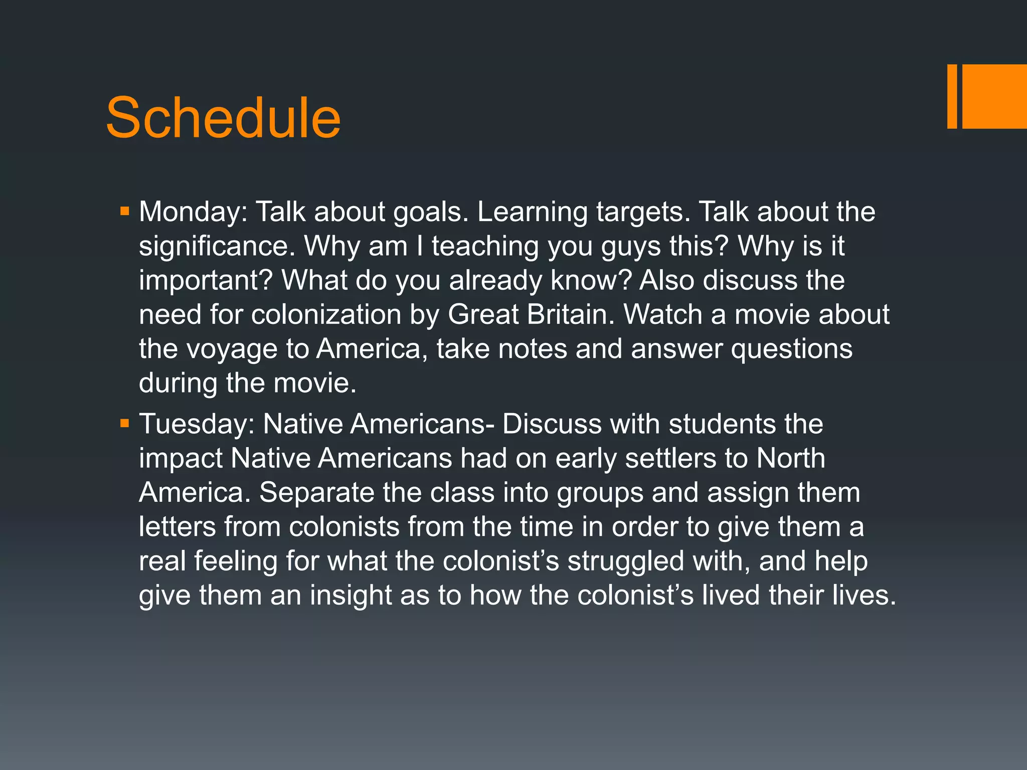 Colonial america unit plan | PPT