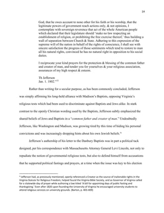 Colonial and Post-Colonial Religious Tests as a Basis for the First ...