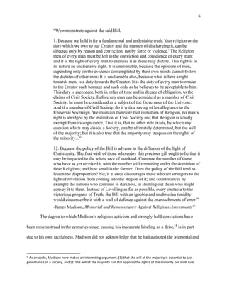 Colonial and Post-Colonial Religious Tests as a Basis for the First ...