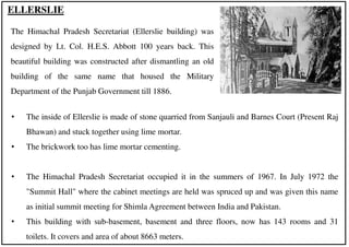 Colonial architectural style of shimla | PDF