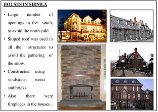 Colonial architectural style of shimla | PDF