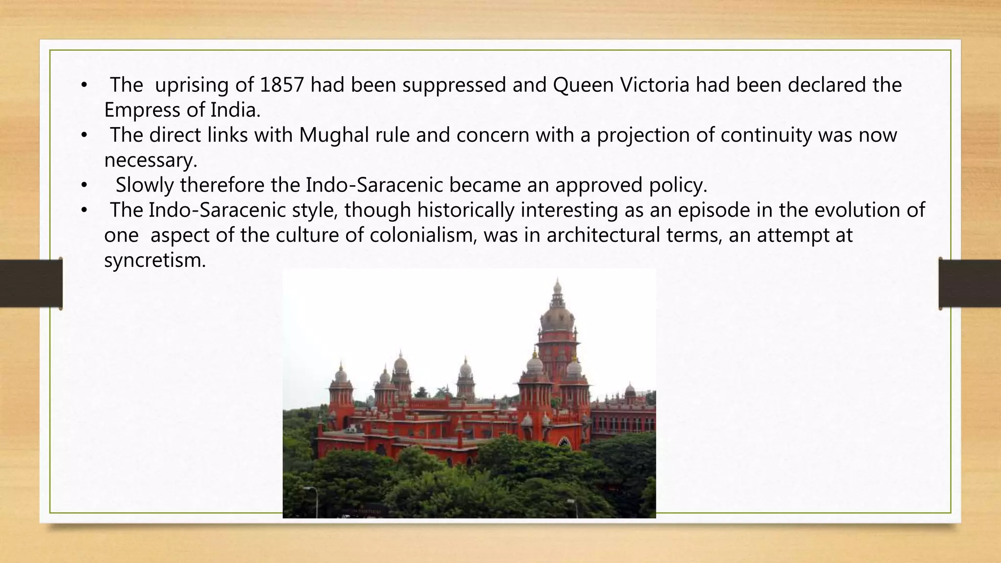 Colonial architecture of india | PPTX