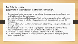 Colonial architecture of india | PPTX