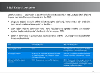 Colonial BancGroup | PDF