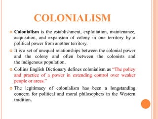 Colonial cities of India | PPTX