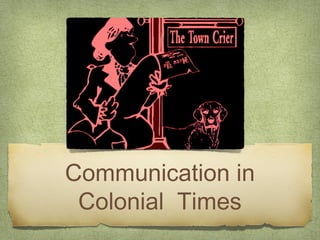 Colonial communication | PPT