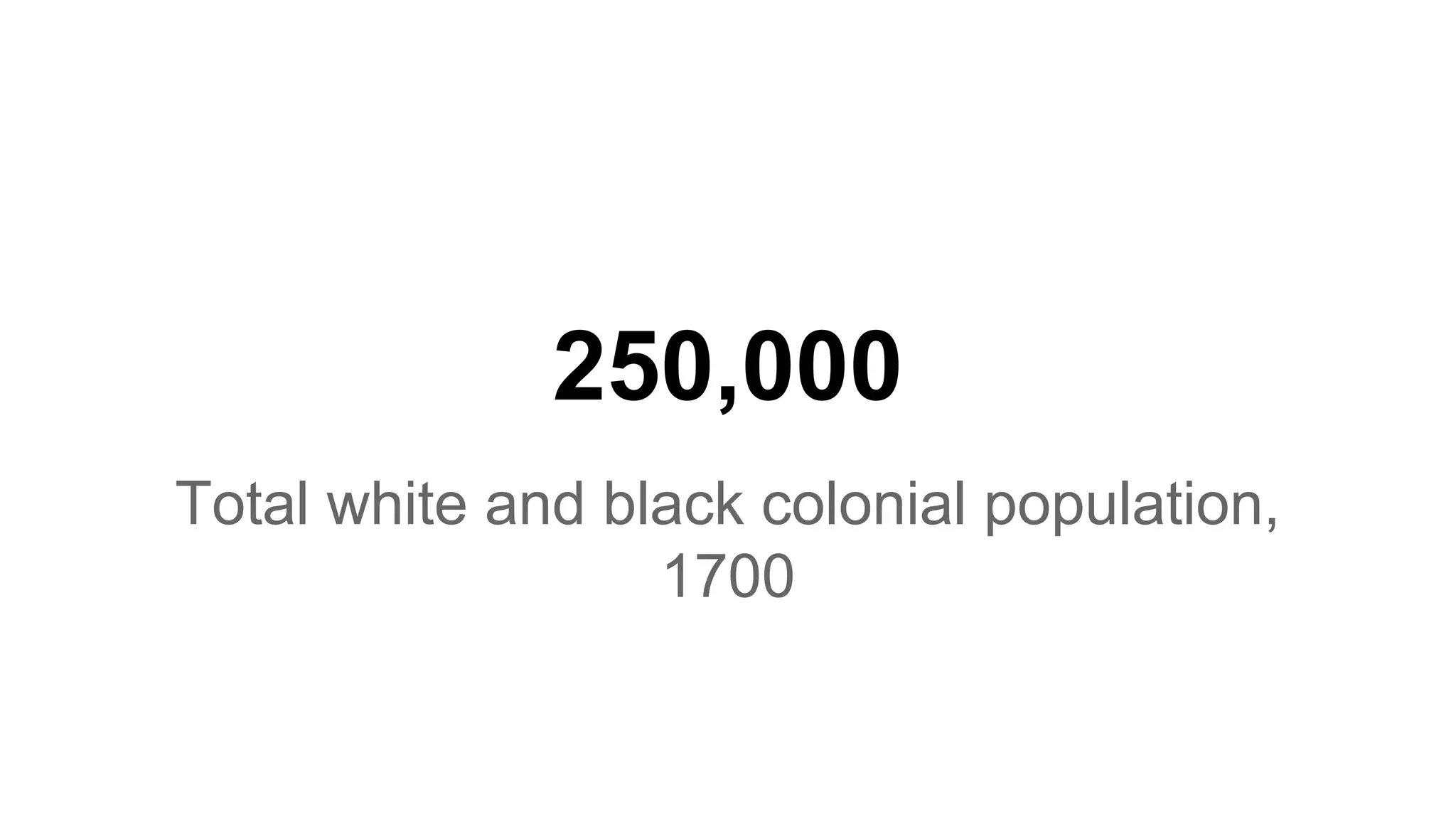Colonial demographics | PPT