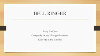 Colonial Documents | PPTX