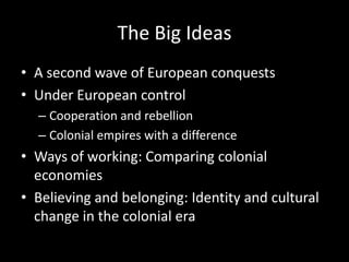 New Imperialism: Colonial encounters | PPTX | Agriculture | Industries