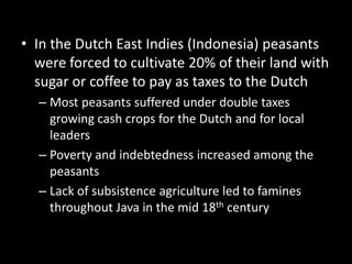 New Imperialism: Colonial encounters | PPTX | Agriculture | Industries