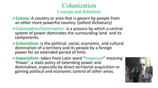 Colonial ethnography | PPT