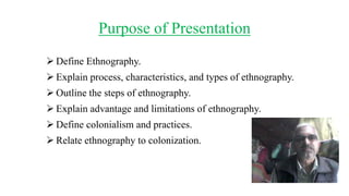 Colonial ethnography | PPT