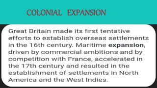 Colonial expansion | PPTX