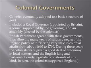 Colonial government | PPT
