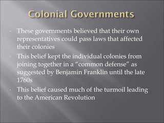 Colonial government | PPT