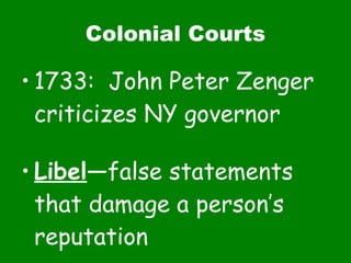 Colonial governments | PPT