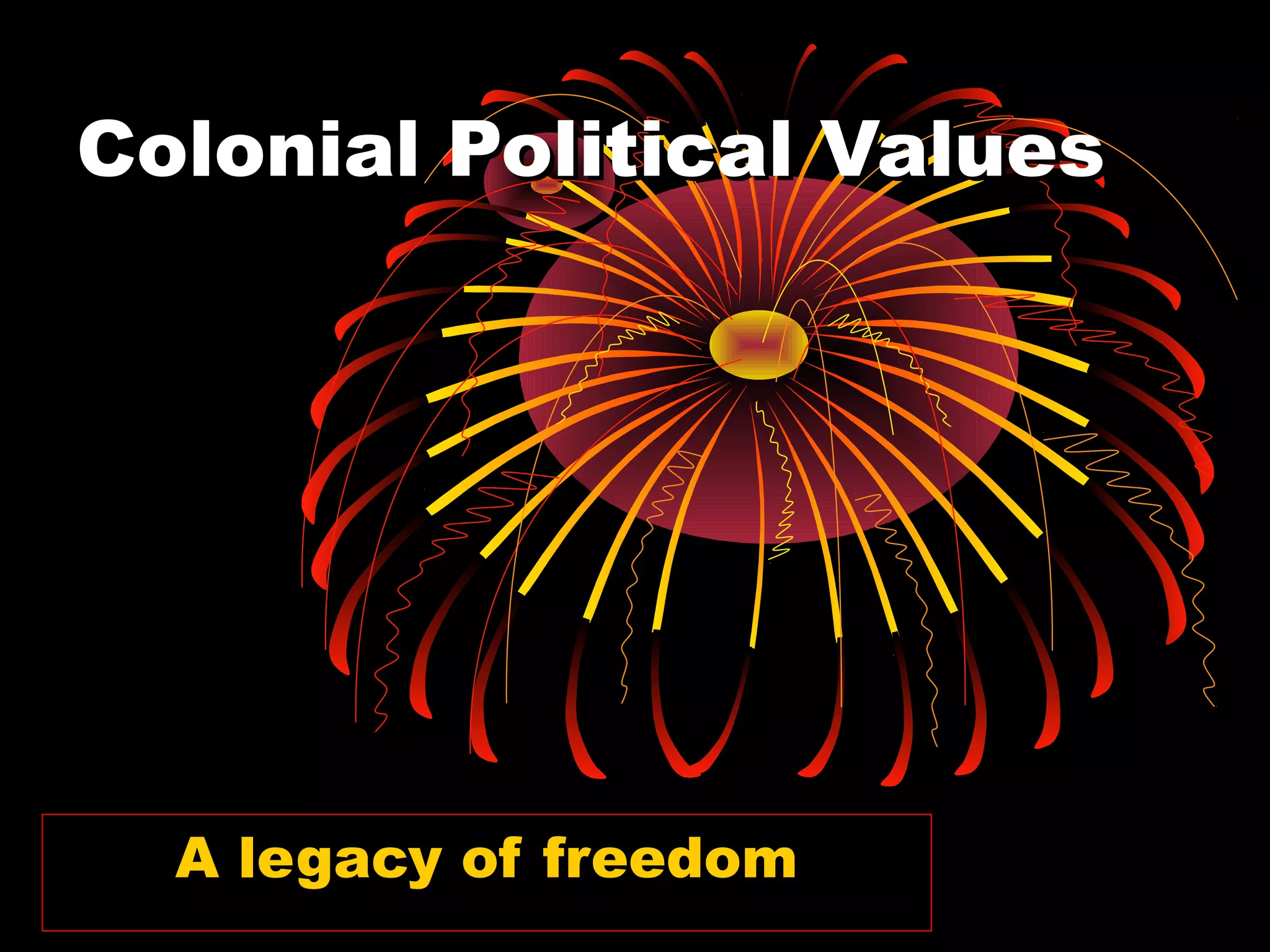 Colonial ideas of freedom [revised] | PPT