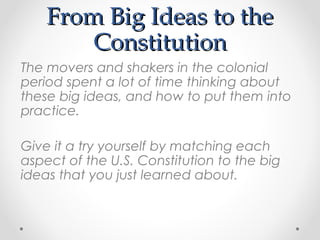 Colonial influences ppt | PPT