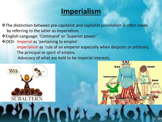 A background reading from: Ania Loomba's Colonialism & Post colonialism ...