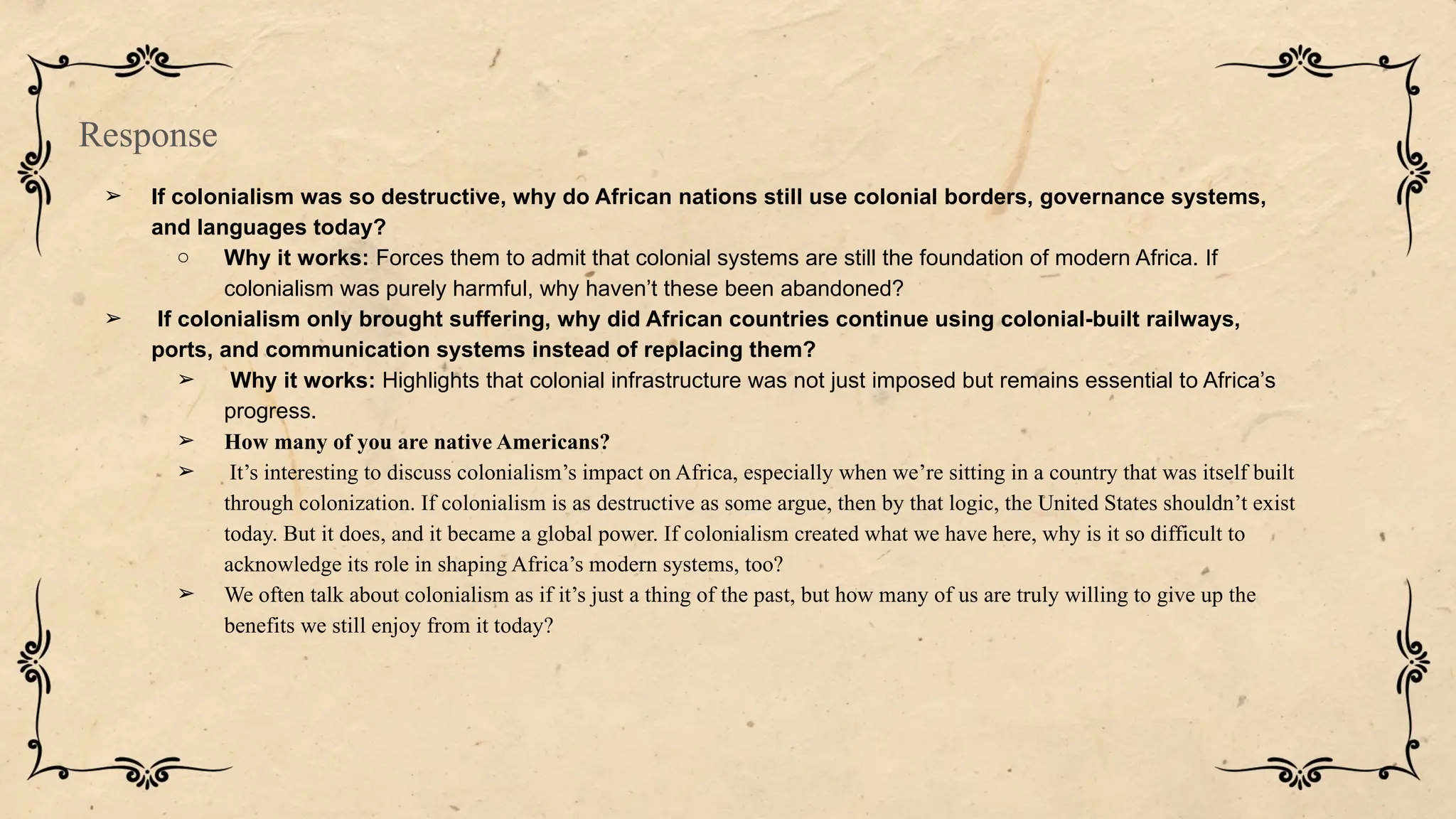 Colonialism: A Devil's Advocate for the history of Colonialism in ...