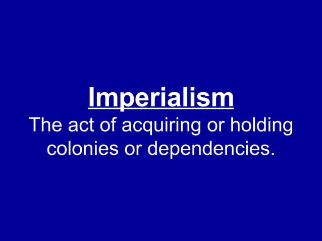 Colonialism & Neocolonialism | PPT