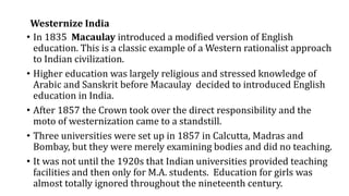 Colonialism and underdevelopment of indian economy | PPTX