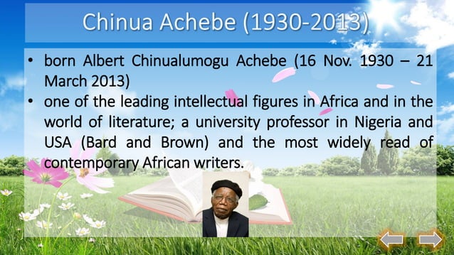 COLONIALISM AS A REDEEMING EVIL IN CHINUA ACHEBE'S THINGS FALL APART ...