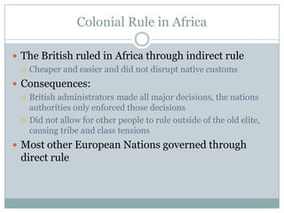 Colonialism in africa | PPTX