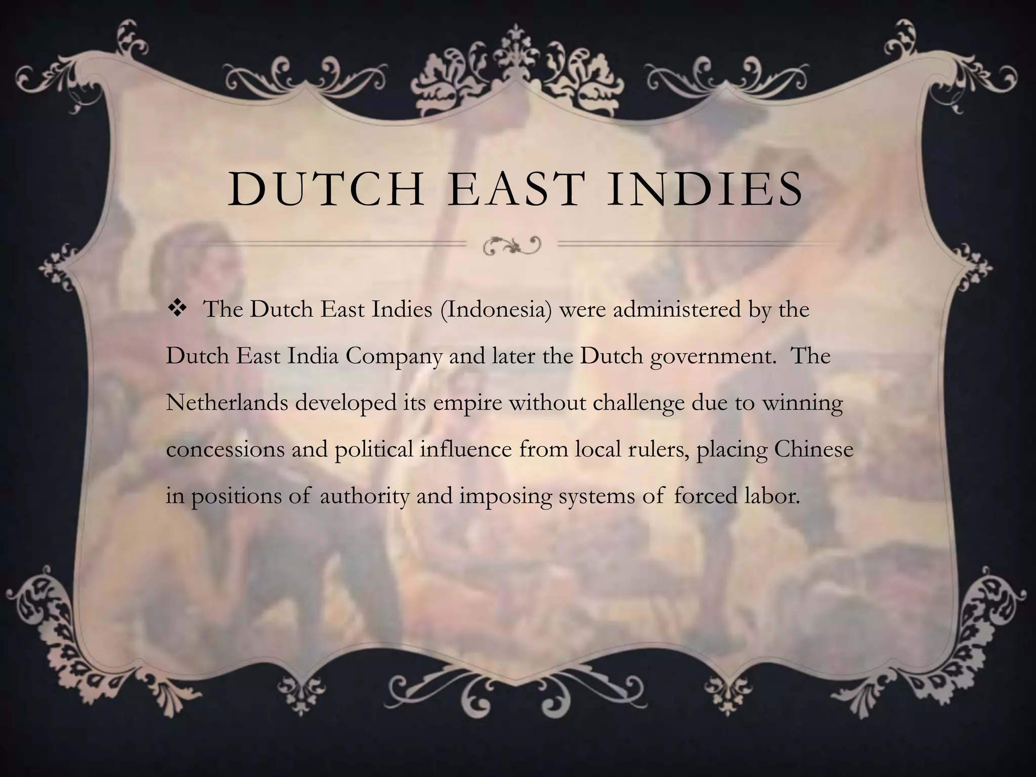 Colonialism in Southeast Asia (Portugal, Spain, Dutch) | PPTX