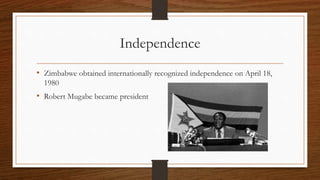 Colonialism in Zimbabwe | PPTX