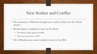 Colonialism in Zimbabwe | PPTX | Genealogy and Ancestry | Hobbies ...