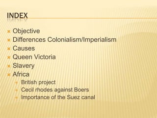 Colonialism nd imperialism | PPTX