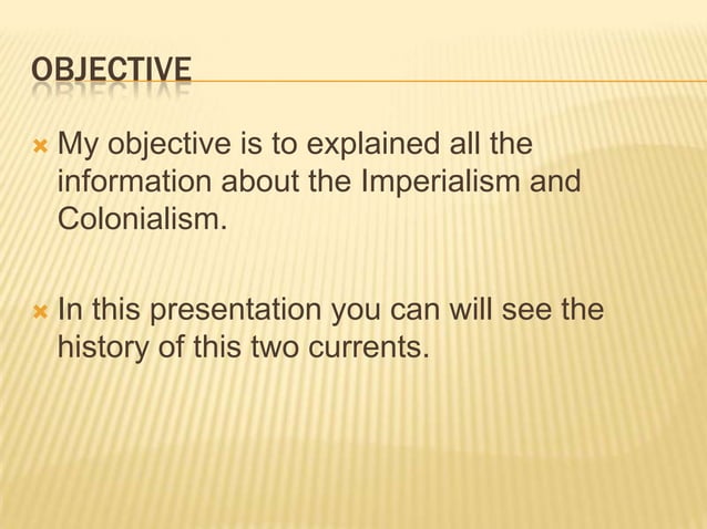 Colonialism nd imperialism | PPT