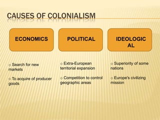 Colonialism nd imperialism | PPT
