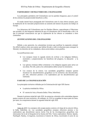 Colonialismo imperialismo | PDF