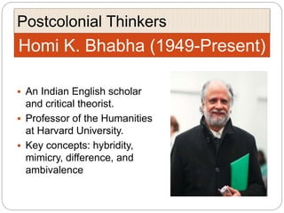 Colonialism & postcolonialism | PPT