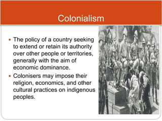 Colonialism & postcolonialism | PPT
