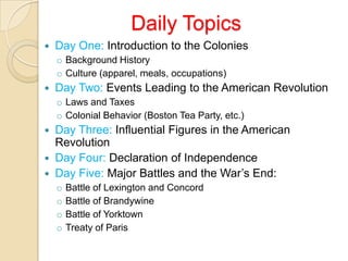Colonial leaders and the American Revolution | PPT