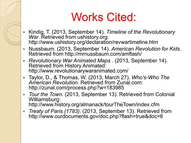 Colonial leaders and the American Revolution | PPT