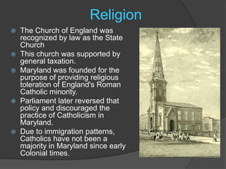 Colonial maryland | PPT