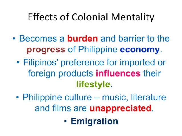 Colonialmentality 161119140903 | PDF