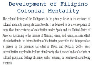 Colonial mentality | PPTX