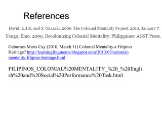 Colonial mentality | PPTX