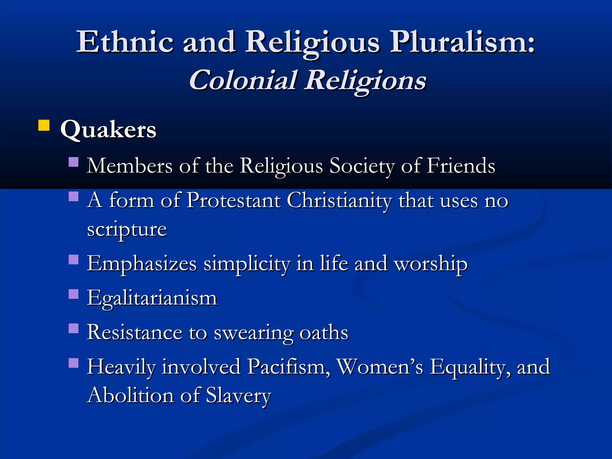 Colonial north america_ch3 | PPT