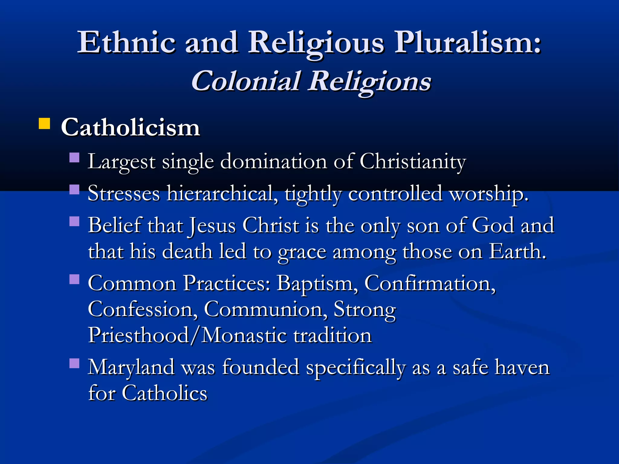 Colonial north america_ch3 | PPT