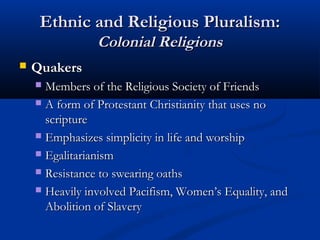 Colonial north america_ch3 | PPT