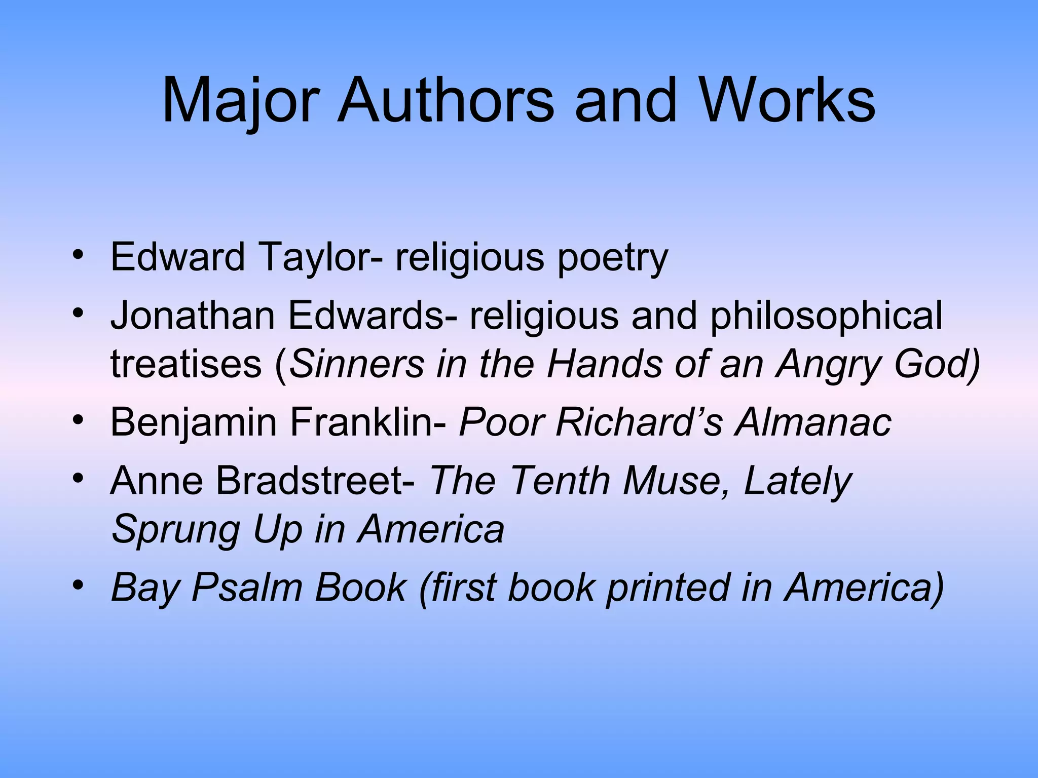 Colonial period | PPT